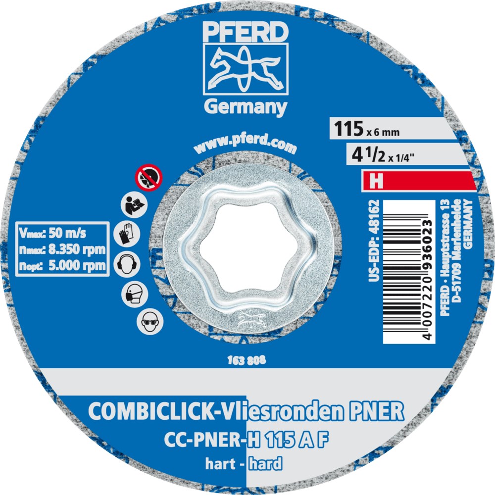 Pferd vliesschijven cc-pner h 115 a f | Van Haaren Technische Groothandel