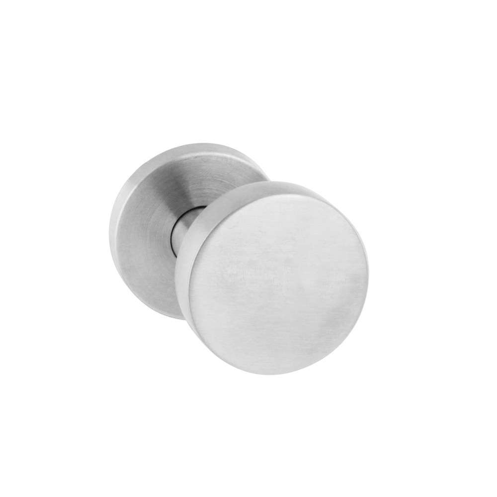 Knop Rond Verkropt Rvs Geborsteld Veldmans Knop Rond Verkropt Rvs Geborsteld Veldmans