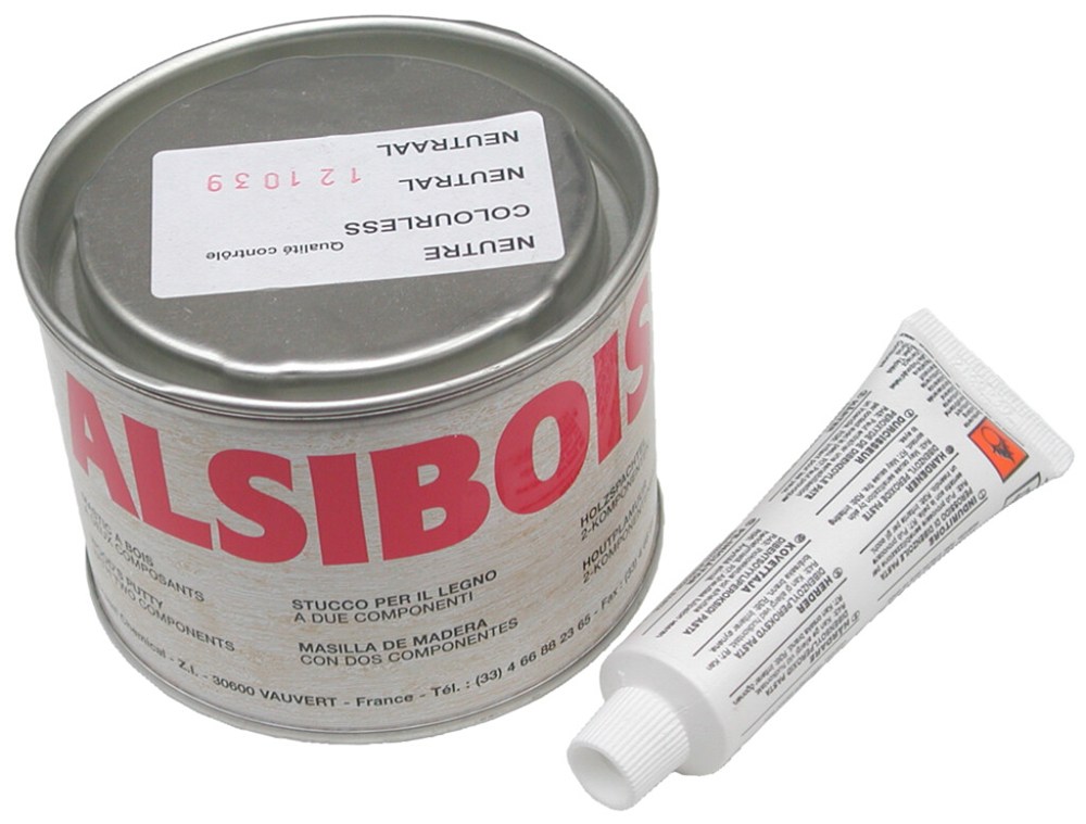ALSIBOIS HOUTVULMIDDEL 2-COMPONENTEN SNELHARDEND 400ML EIKEN | Wijngo ...