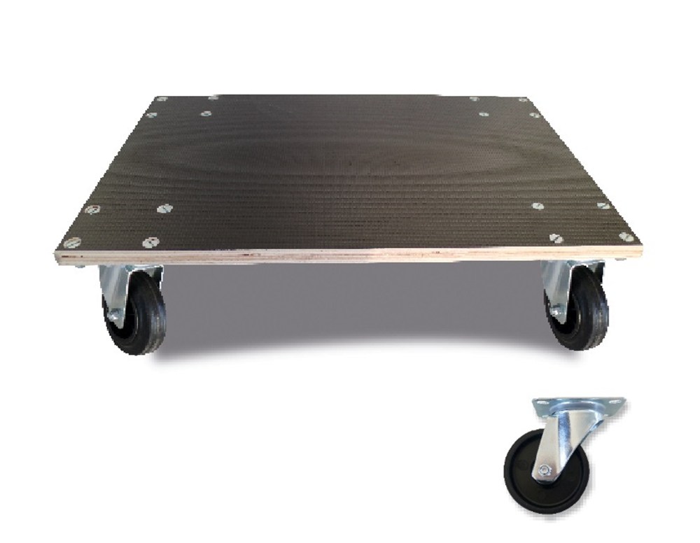Plateauwagen hout met 4 nylon zwenkwielen | Altrad Fort