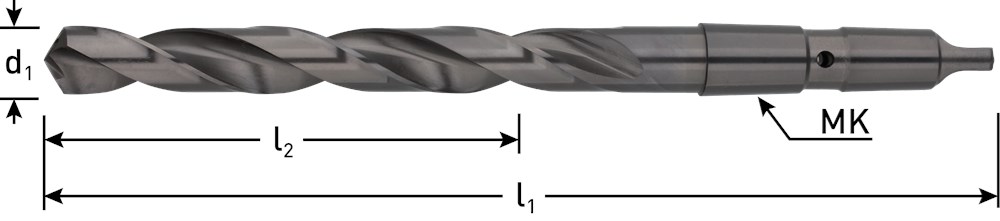 HSS-G MK3-SPIRAALBOOR MET KOELKANALEN, DIN 341, TYPE N ø13,0 | Enorm ...