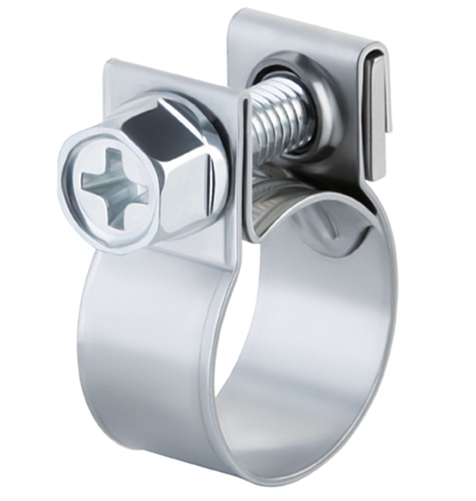 Slangklem mini, rvs A2 | Van Haaren Technische Groothandel