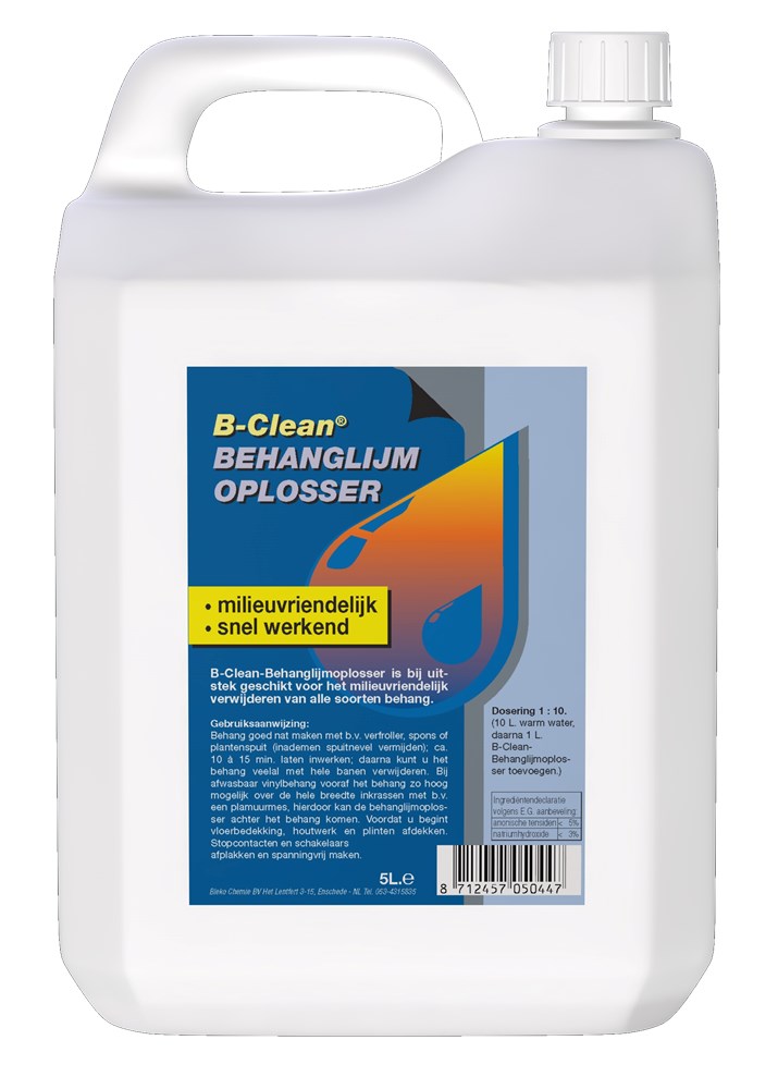 BLEKO B-CLEAN BEHANGLIJMOPLOSSER 5L