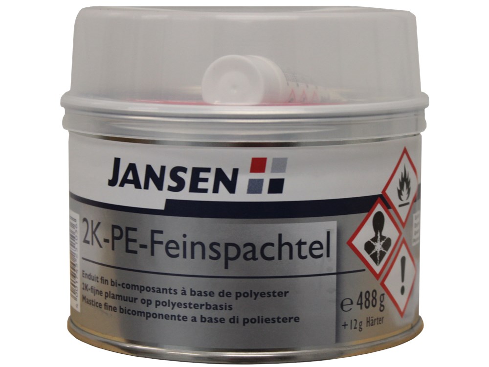 Plamuur 2-componenten | VVBHUSAN de Vrije Verfgroothandel