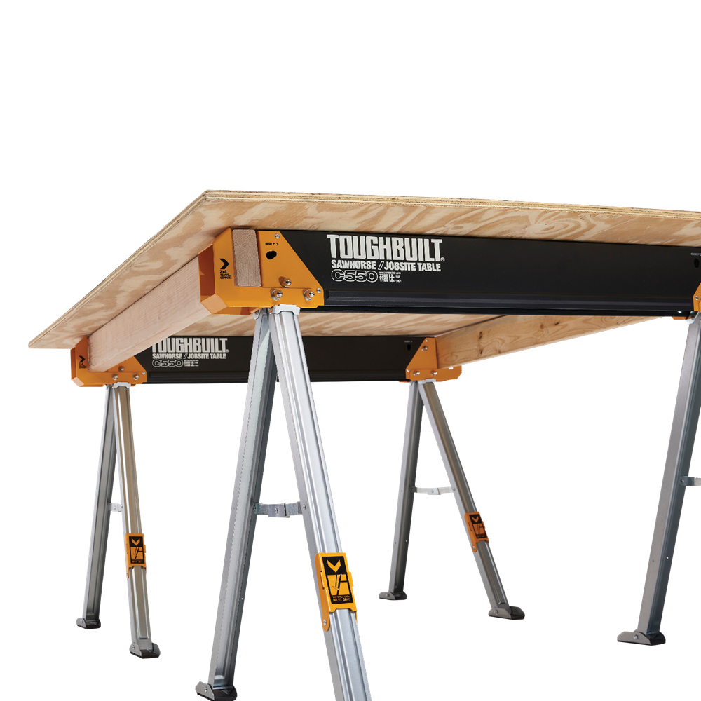ToughBuilt TB-C550-2-XEA Sawhorse / Jobsite Table Twin Pack