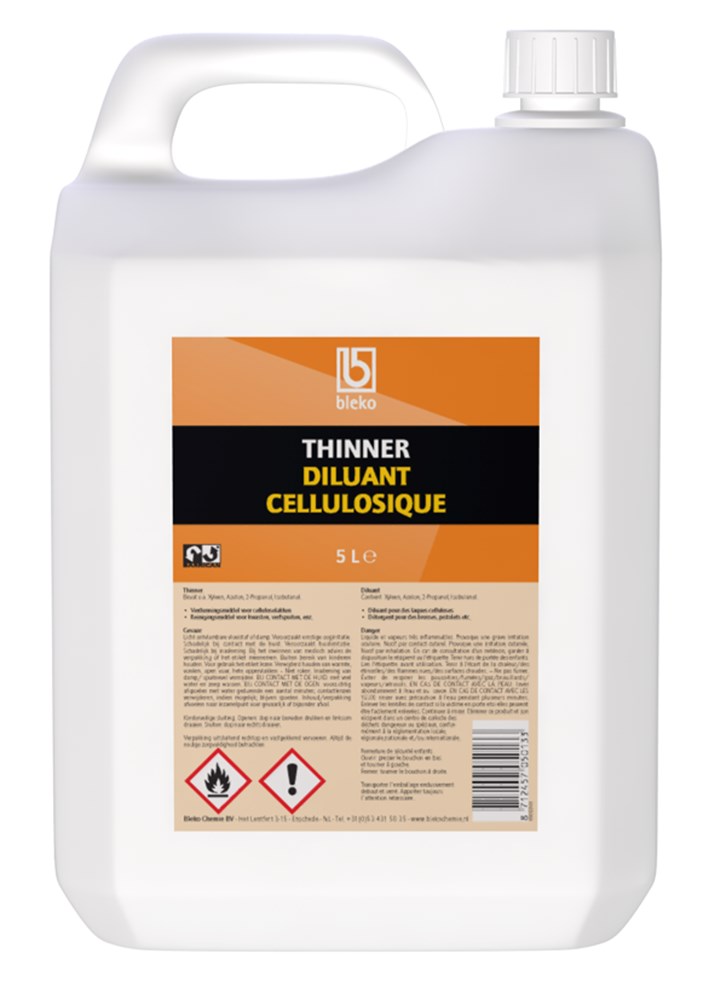 Bleko Thinner 5 Ltr | VVBHUSAN de Vrije Verfgroothandel