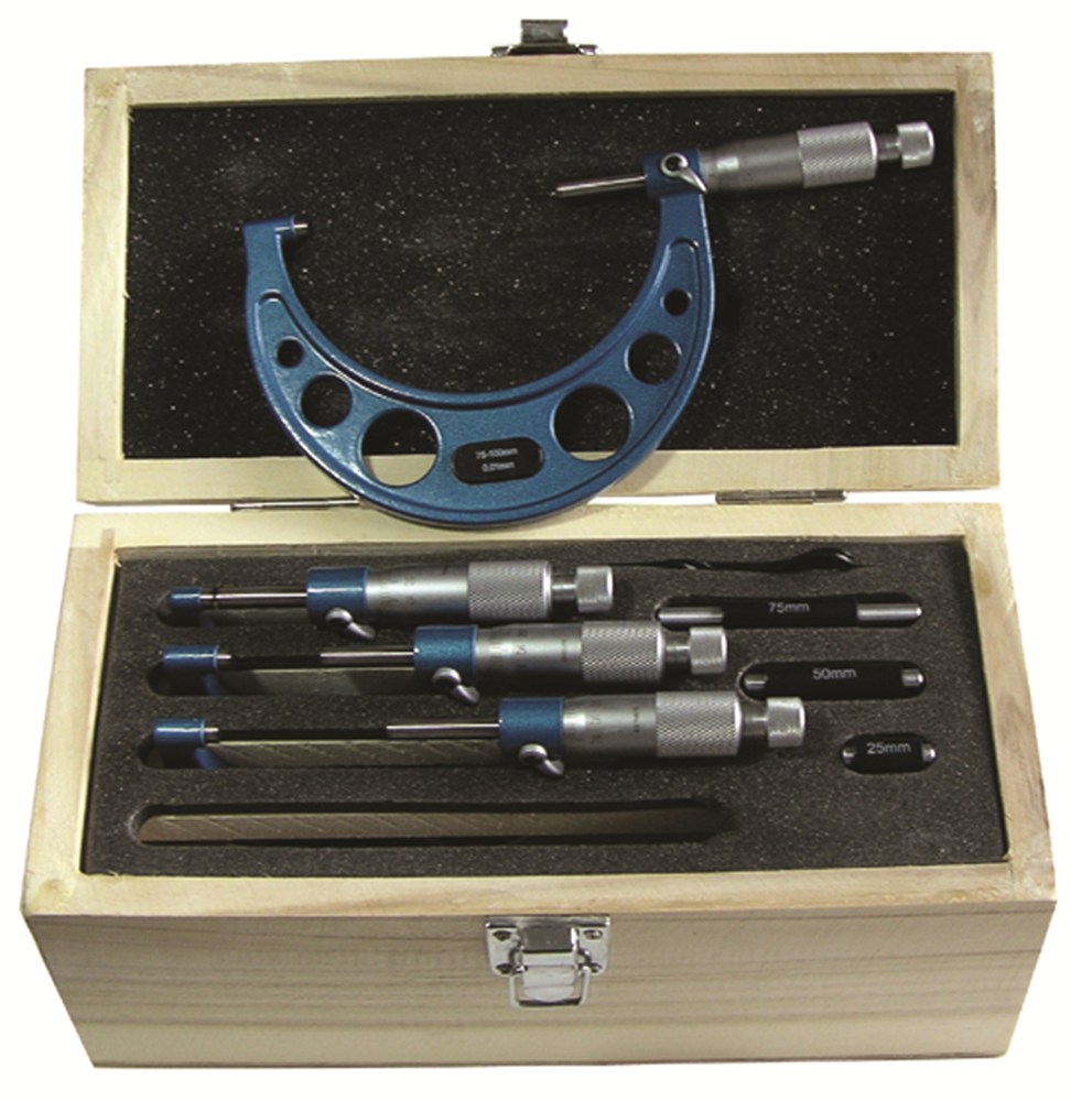 Analoge micrometers in 4-dlg set 4-100mm | Lintner B.V.