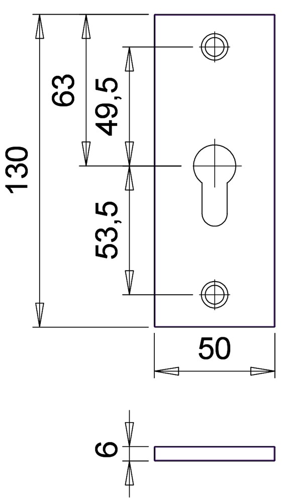 Dieckmann veiligheidsrozet met kerntrek beveiliging SKG*** D7031 F1 ...