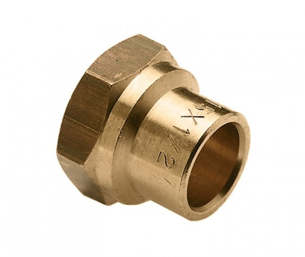 Schroefbus, messing | Van Haaren Technische Groothandel