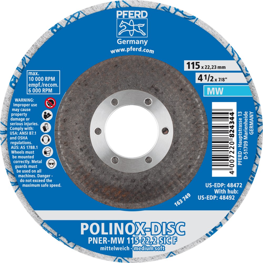 Pferd polinox-disc pner-mw 115-22,2 c fijn | Van Haaren Technische Groothandel