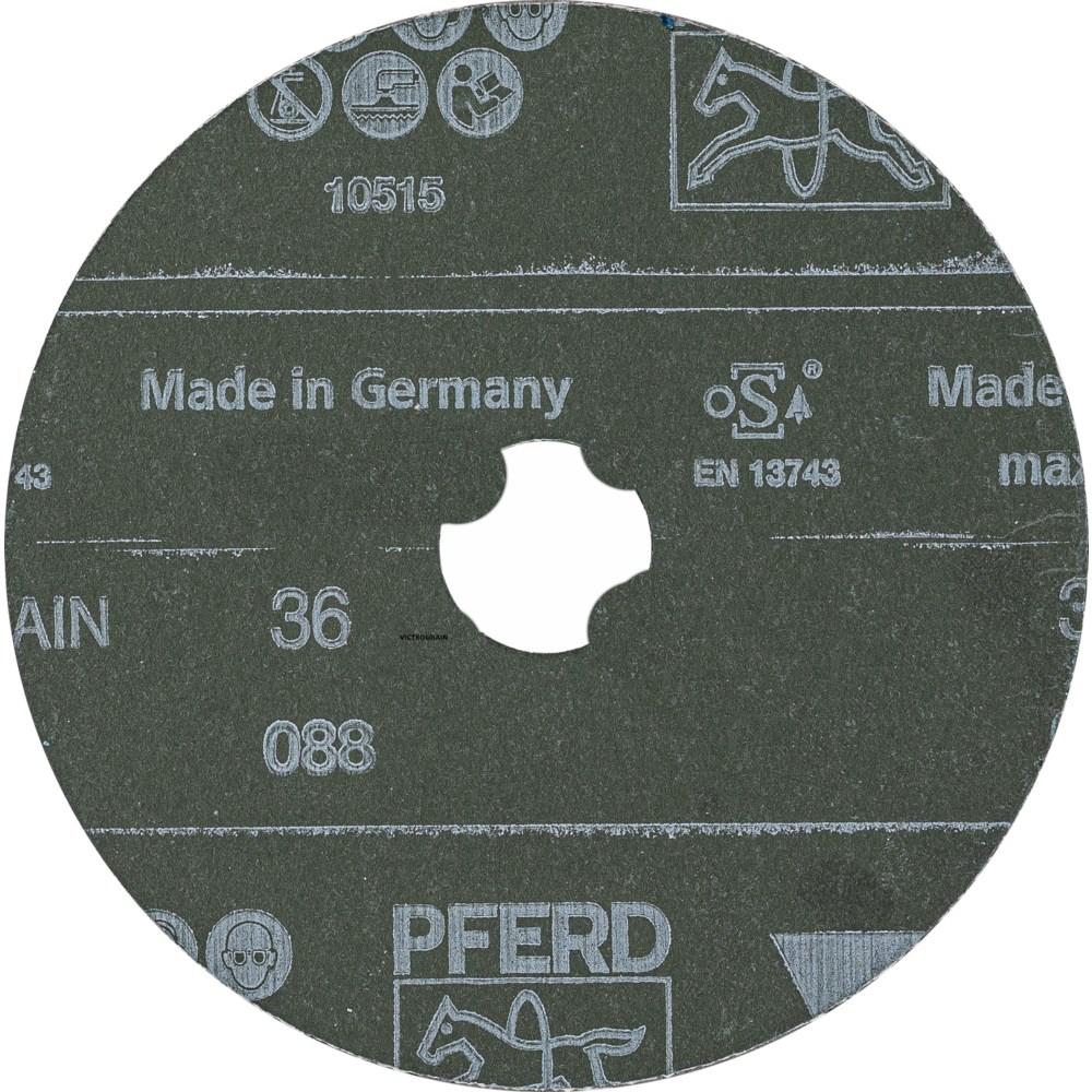 Pferd fiberschijf fs 125-22 Victograin 36 | Van Haaren Technische Groothandel