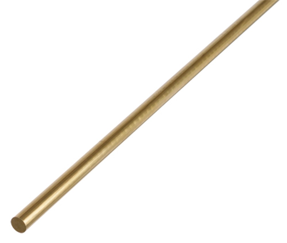 RONDE STANG MESSING 6 MM 1 METER | Enorm van Driel